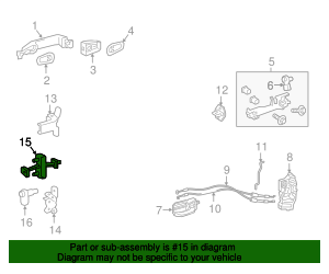 Toyota Door Check Kit (Left, Right, Front) Part# 6861004030 | Toyota of ...