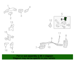 69293-12040 - Handle Base Snap 1989-2025 Toyota | Longo Toyota Parts