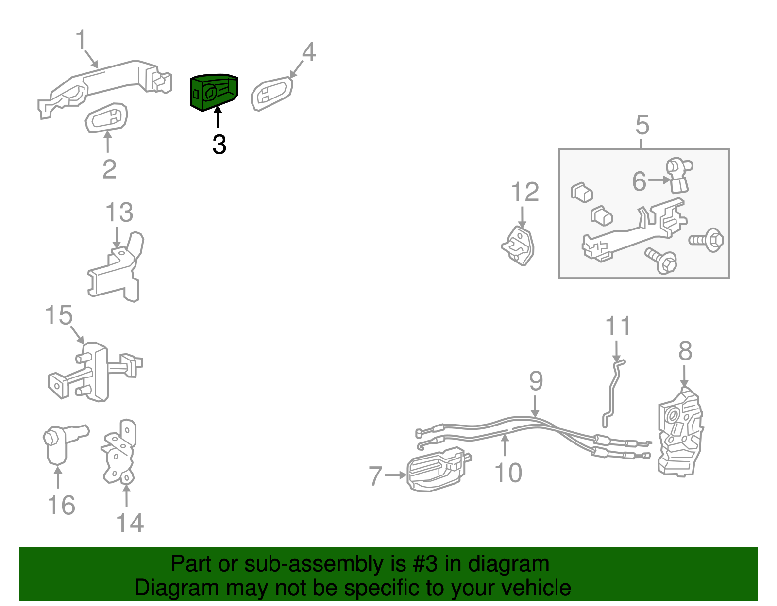 Genuine Toyota Rear Cover part# 69217-0E030-B0 for 2014-2023 Toyota ...