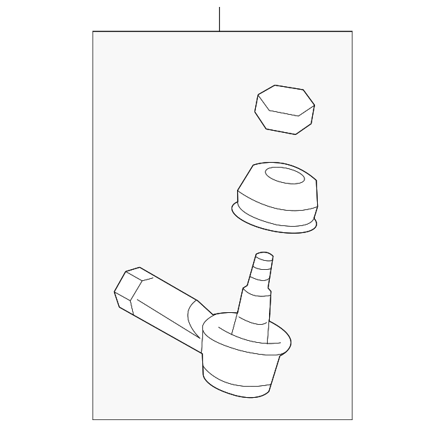 48564W000P - Outer Tie Rod 2003-2024 Mitsubishi | Mitsubishi Direct Parts