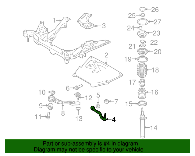 31122347981 - 2006-2010 BMW Rear Lower Control Arm (31-12-2-347-981 ...