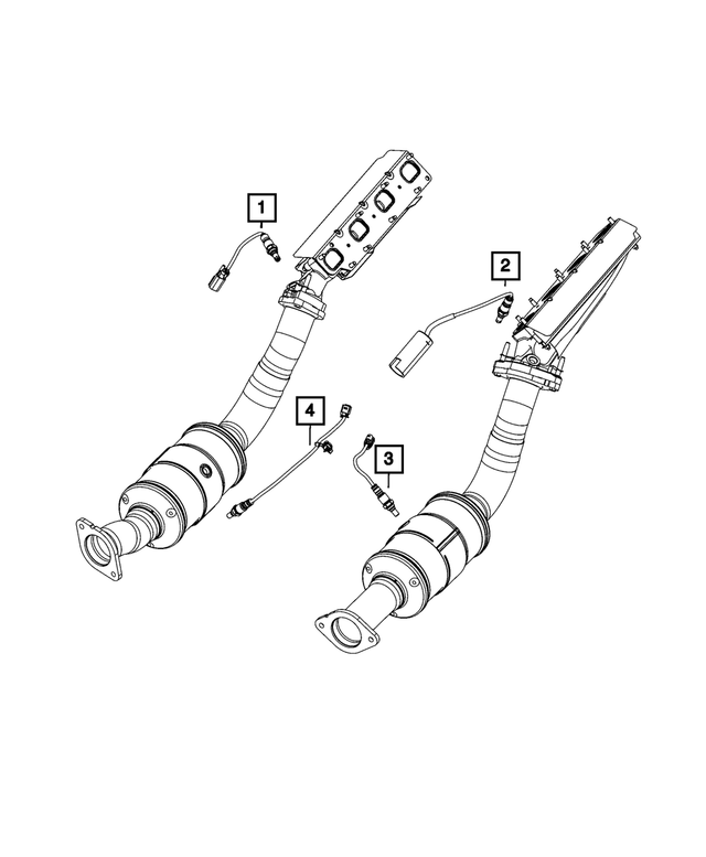 2021-2024 Ram 1500 Oxygen Sensor 68497499AA | Mopar.com National eStore