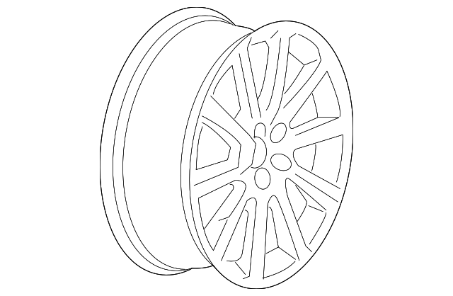 31664048 - Aluminum Rim - Tucan 18-Inch Black 2017-2018 Volvo | My ...