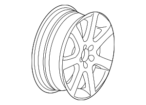 31399150 - Aluminum Rim Ixion II 8 X 19in - 2014-2018 Volvo | Volvo OEM ...