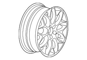 2007-2018 Volvo 8 X 18 Inch Inch Aluminum Rim Sleipner Silver Bright ...