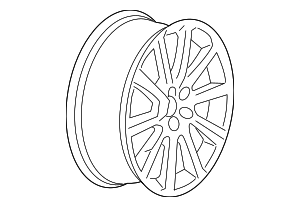 2015-2018 Volvo Aluminum Rim Neso 7.5 X 18in 31439194 | OEM Parts Online