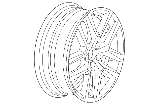 2015-2018 Volvo Aluminum Rim Neso 7.5 X 18in 31439194 | GetOEMParts.com