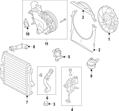 Cooling System for 2023 Land Rover Defender 110 | OEM Parts Online