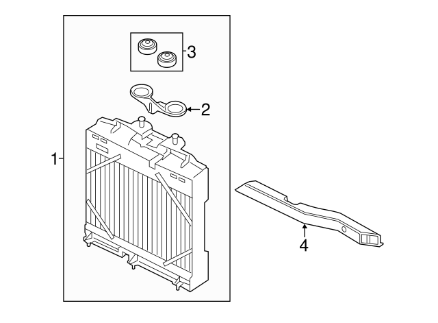 17-11-7-805-630 - Auxiliary Radiator 2009-2019 BMW | AutoNationParts.com