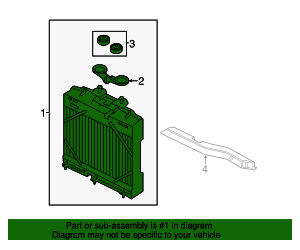 17117805630 - 2009-2019 BMW Auxiliary Radiator (17-11-7-805-630) | BMW ...