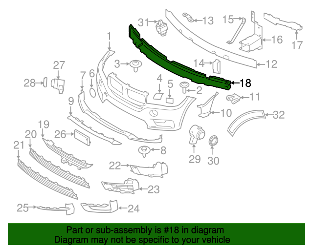 51117294478 - 2014-2018 BMW X5 Absorber (51-11-7-294-478) | BMW of ...