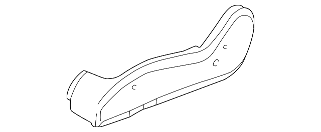 163-919-51-20-7211 - Recline Cover 2000-2005 Mercedes-Benz | Mercedes ...