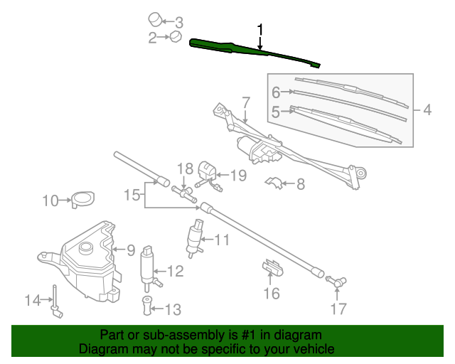 Genuine BMW 61-61-7-201-869 | Wiper Arm | FREE Shipping on Most Orders ...