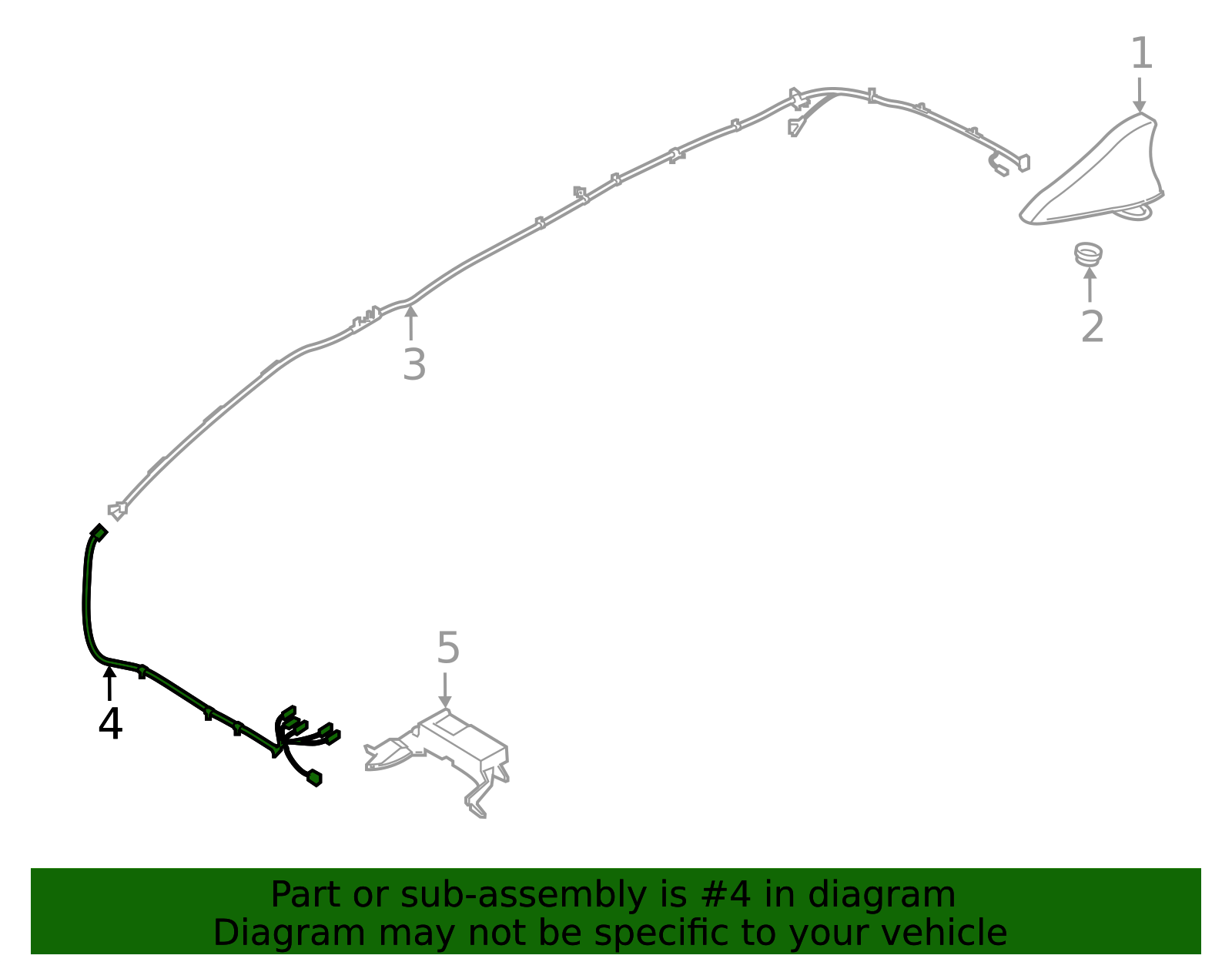 2019-2021 Hyundai Antenna Cable 96220-J3000 | QuirkParts