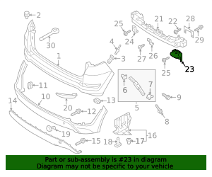 Genuine Outer Bracket for 2016-2021 Hyundai Tucson | Part# 86633-D3100 ...