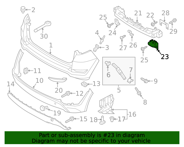 2016-2021 Hyundai Tucson Outer Bracket 86633-D3100 | OEM Parts Online