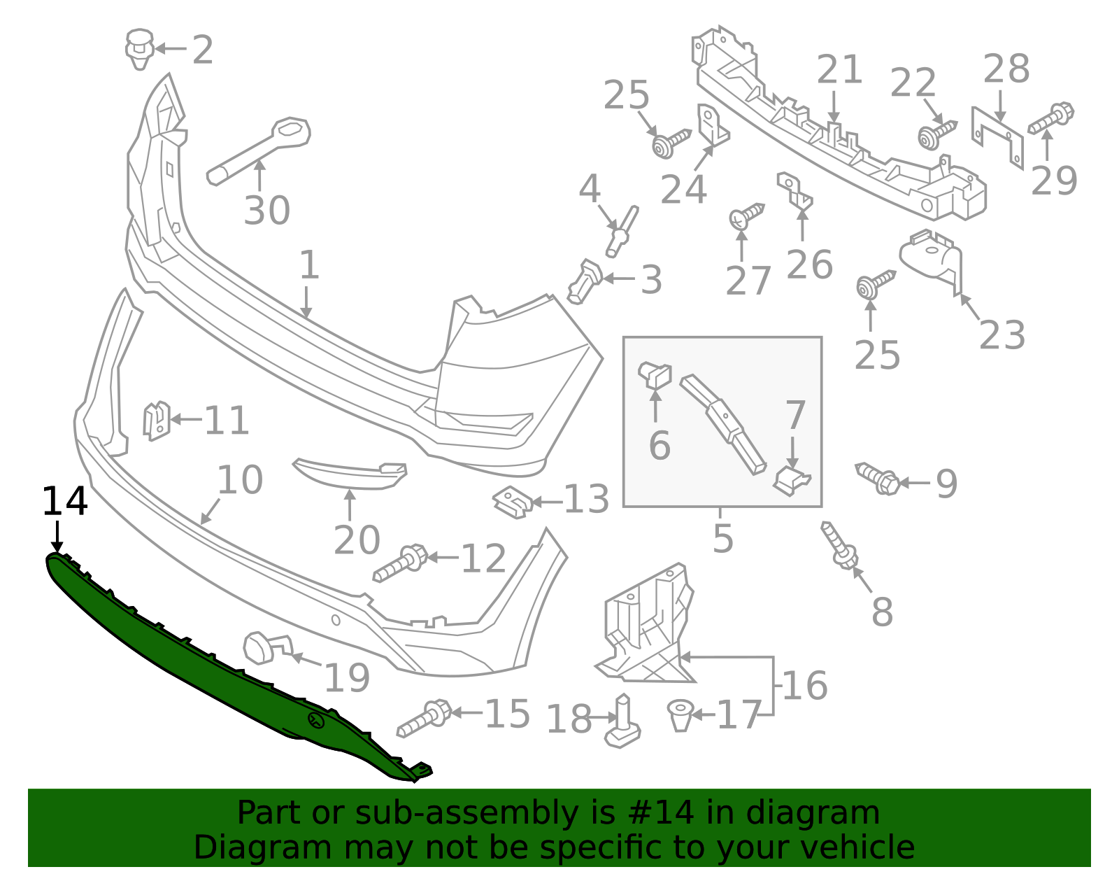 86665-D3100 - High-Quality Valance Panel for 2016-2018 Hyundai Tucson ...