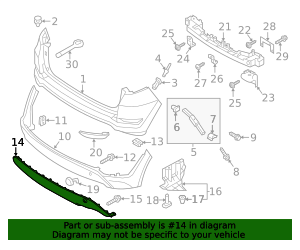 86665-D3100 - High-Quality Valance Panel for 2016-2018 Hyundai Tucson ...