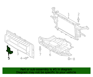 2018-2021 Hyundai Kona Air Deflector 29135-J9200 | OEM Parts Online