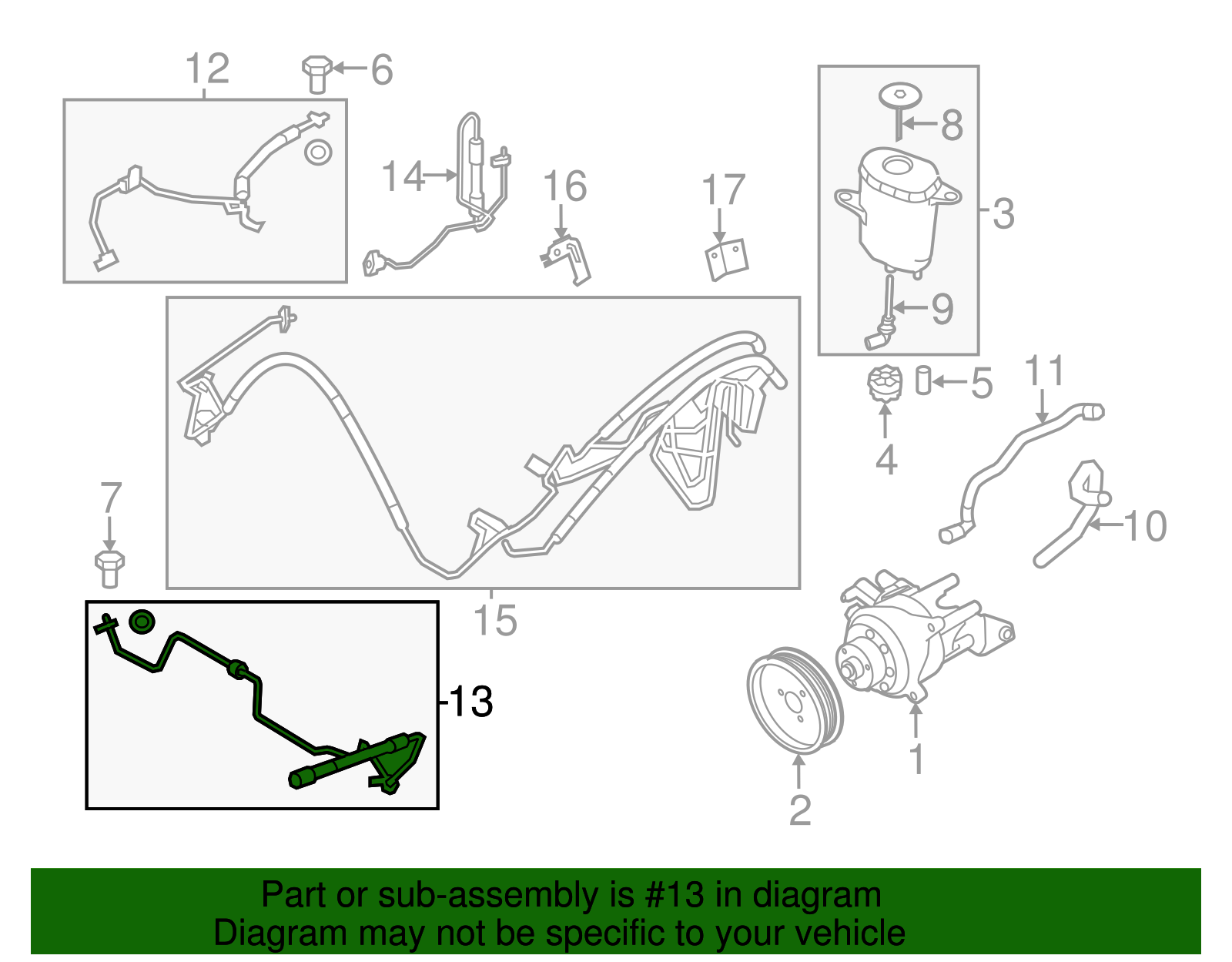 Genuine BMW 32-41-6-781-958 | Power Steering Return Hose | FREE ...