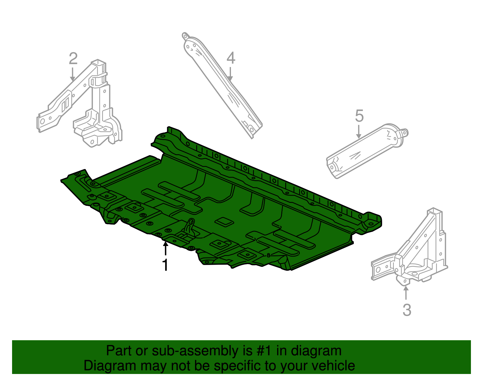 74940-T3W-A00 - 2014-2015 Honda Accord - Frame Ipu (Lower) | Honda ...