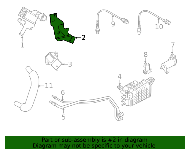 28911-2E040 - Purge Valve Bracket 2017-2024 Kia | Kia.Parts Store