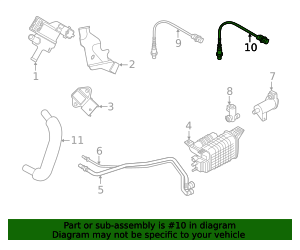 39210-2ECC0 - Oxygen Sensor 2017-2025 Kia Soul | Kia.Parts Store