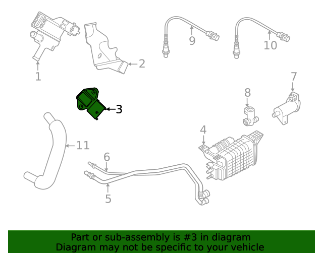 39300-2B100 - Map Sensor - 2012-2021 Kia | Kia Auto Parts