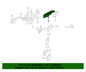 2008 Hyundai Entourage Handle, Outside 82660-4D020 | OEM Parts Online