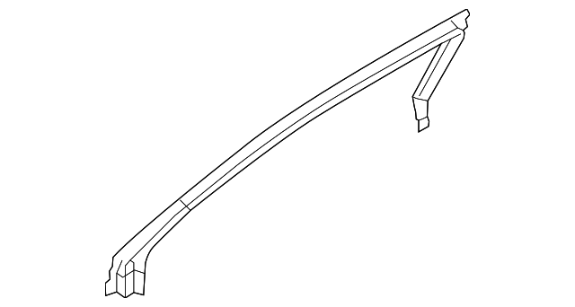 82160-1M200 - Upper Weather-Strip 2010-2013 Kia Forte Koup | Kia.Parts ...