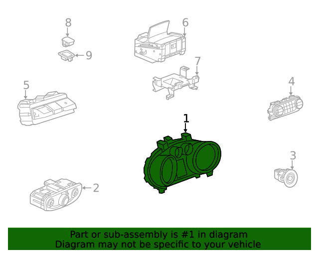 2020-2023 Buick Encore GX F Cluster 60006493 | GM OEM Parts Online