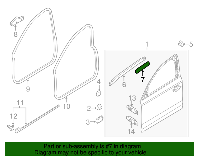 2009-2020 Audi Sound Absorber 8K0-837-833-A | Audi OEM Parts