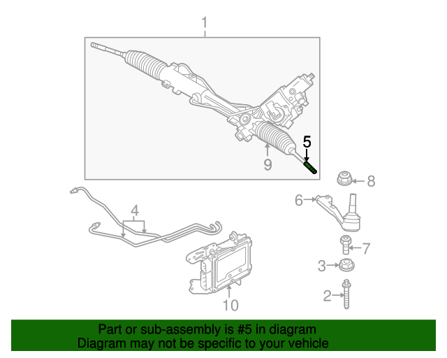 32-10-6-765-236 - Tie Rod Assembly - 2006-2016 BMW | Buy BMW Parts Now