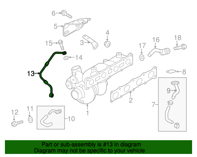 2013-2014 Hyundai Genesis Coupe Oil Inlet Tube 28240-2C600 | OEM Parts ...