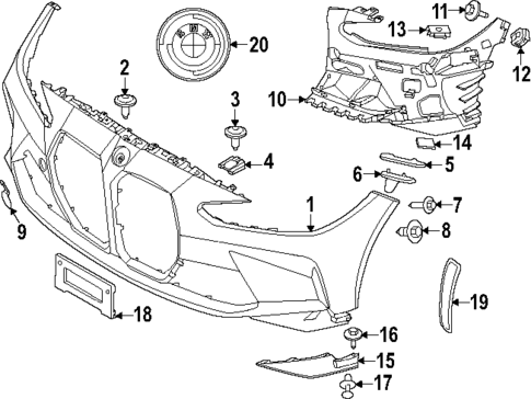 Bumper & Components - Front for 2024 BMW M3 | getBMWparts