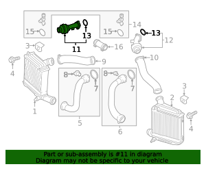 9A7-145-674-00 - Turbocharger Intercooler Pipe Adapter 2017-2023 ...