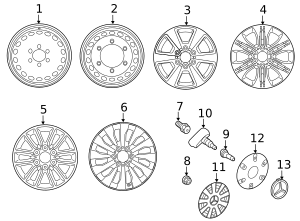 906-990-00-07 - Wheel Bolt 2010-2023 Mercedes-Benz | MB Parts Express