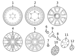 90740148009147 - Wheel, Steel 2019-2021 Mercedes-Benz | Mercedes-Benz ...