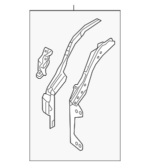53706-F4900 - Apron Reinforced 2018-2022 Toyota C-HR | Group 1 Auto Parts