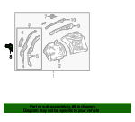 53836-10040 - Front Bracket - 2018-2022 Toyota C-HR | OEM Genuine ...