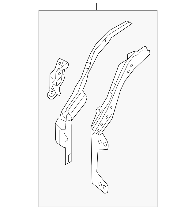 2018-2022 Toyota C-HR Apron Reinforced 53706-F4900 | Toyota Parts Center