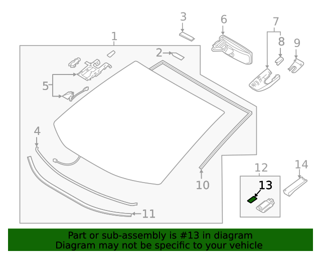 89944-42020 - Rain Sensor Tape 2019-2024 Toyota | Ourisman Toyota Parts