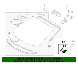 8994142020 - Rain Sensor 2019-2024 Toyota | AutoNation Parts