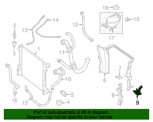 2013-2020 Mercedes-Benz Baffle 231-540-08-81 | MB OEM Parts