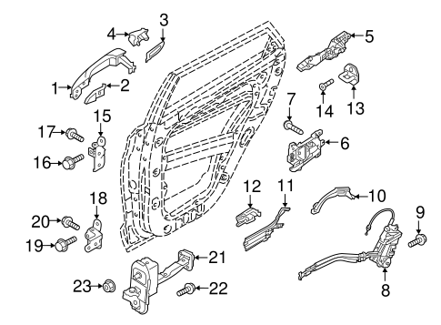 Lock & Hardware for 2017 Hyundai Tucson | OEM Parts Online