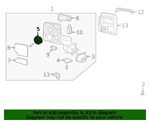 2020-2022 GM Passenger Side Door Mirror Actuator 84468956 ...