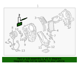 2021-2023 GM Air Conditioning Evaporator Thermal Expansion Valve Seal ...