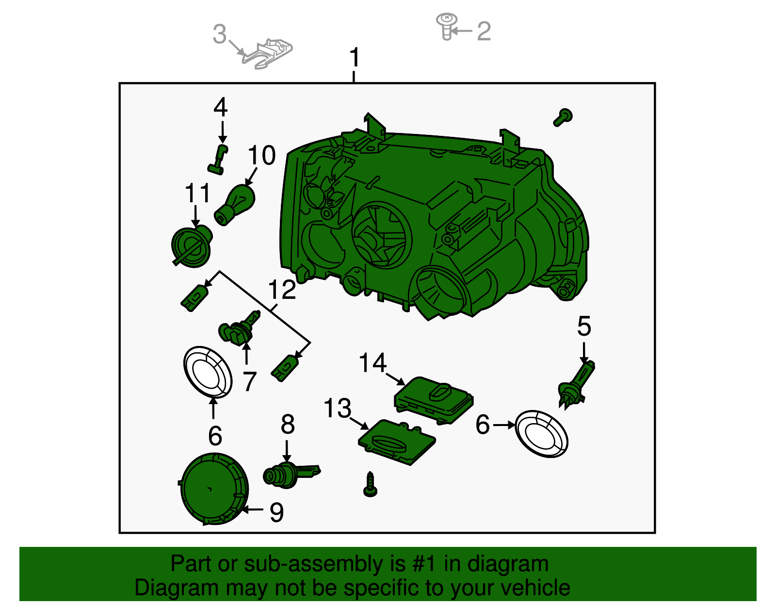 2006-2009 Land Rover Range Rover Composite Assembly LR037022 | OEM Euro ...