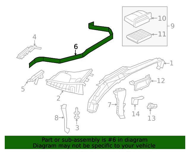 2017-2024 Mercedes-Benz Rear Seal 213-887-00-98 | AutoNationParts.com