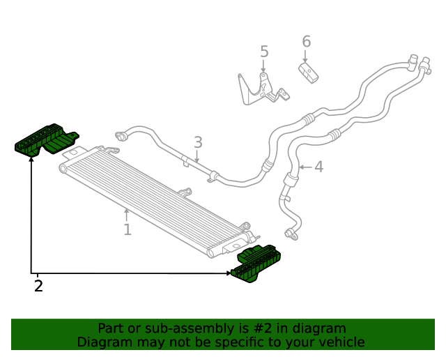 Genuine BMW 17-21-9-846-611 | Oil Cooler Mount Bracket | FREE Shipping ...